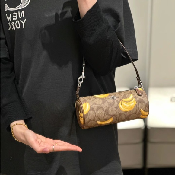 Coach | Bags | Nwt Coach Nolita Barrel Bag In Signature Canvas With ...